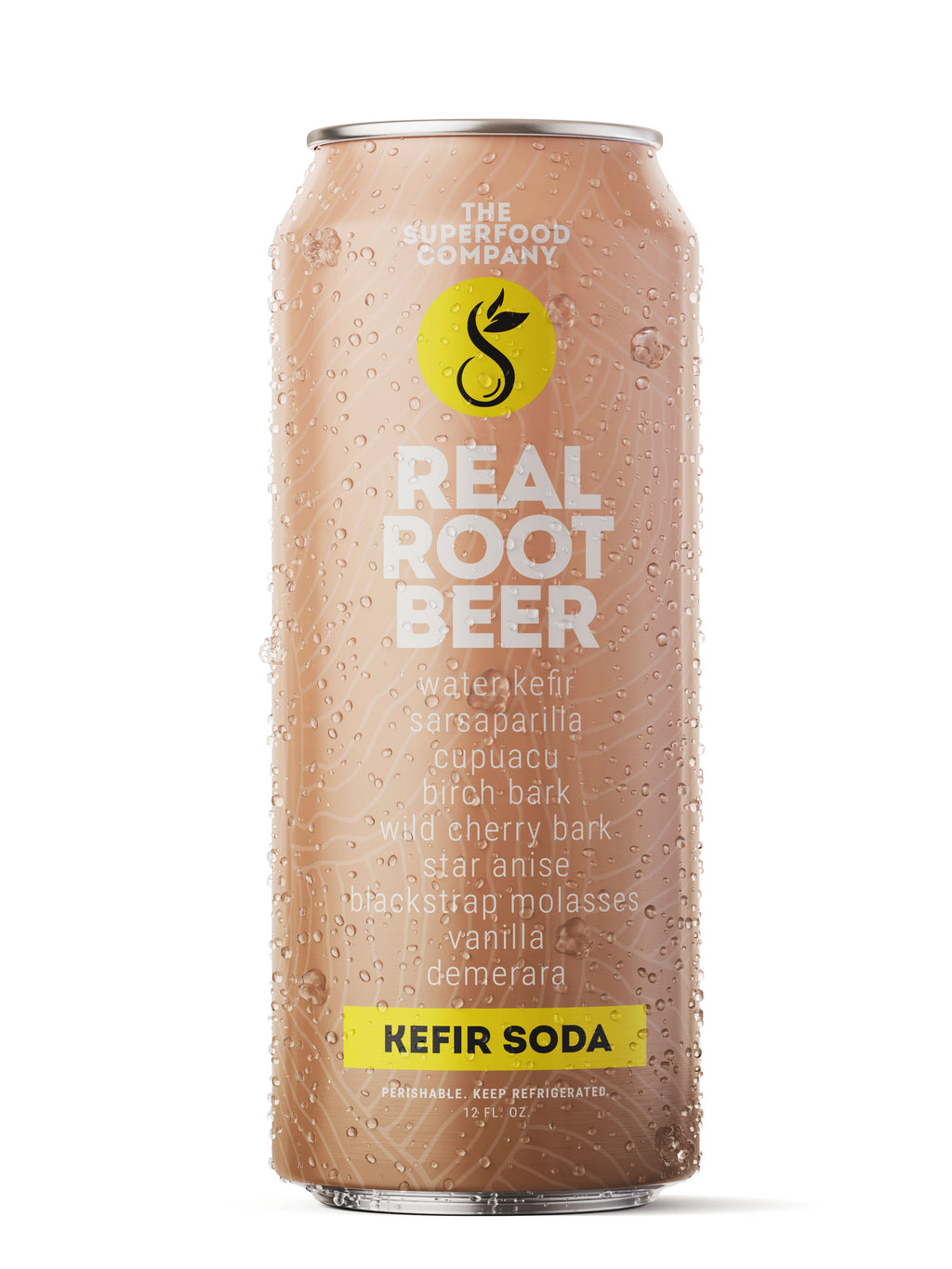 8-Pack of Real Root Beer Kefir Soda – The Superfood Company